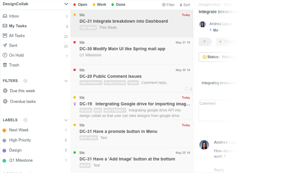 DevTask - Project Management tool for developers