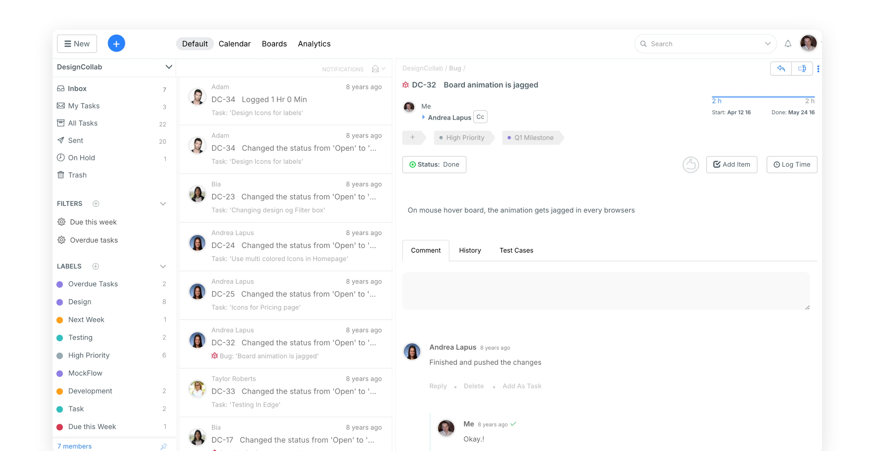 DevTask - Project Management tool for developers